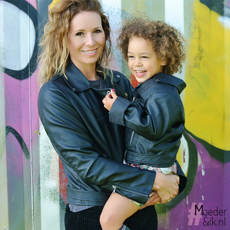 Moeder Dochter Leren Jas | Biker Jacket | Twinning - Moeder&Ik